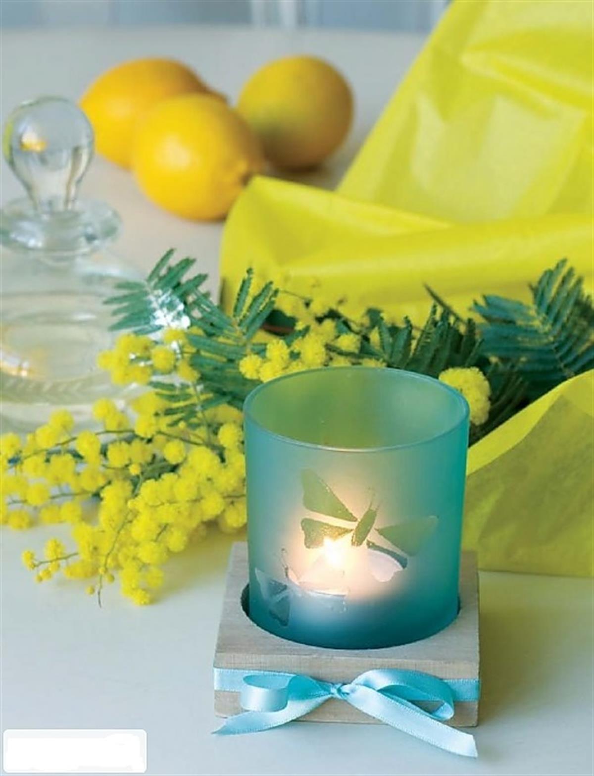 Bougeoir en verre - c'est tellement simple! | rotopino.fr