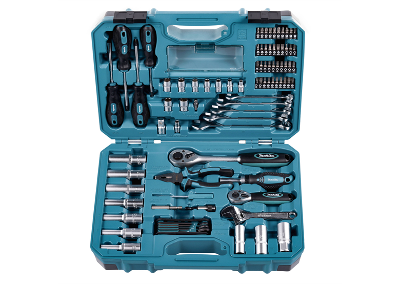 Coffret outils à main 87 pcs. Makita E-08458 | rotopino.fr